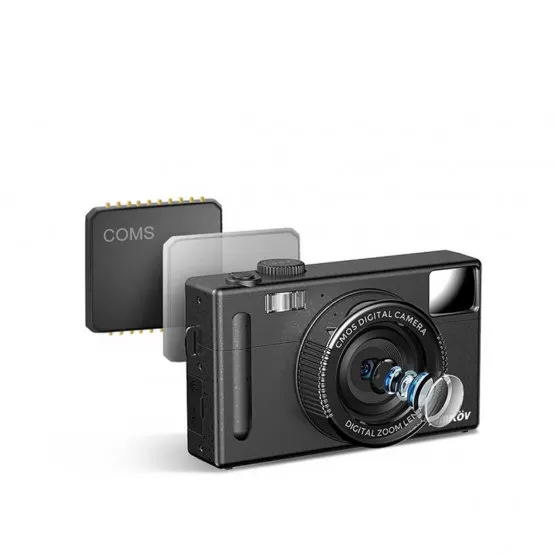 INF Câmara Digital Compacta com Zoom de 16x, Gravação 1080P e Resolução